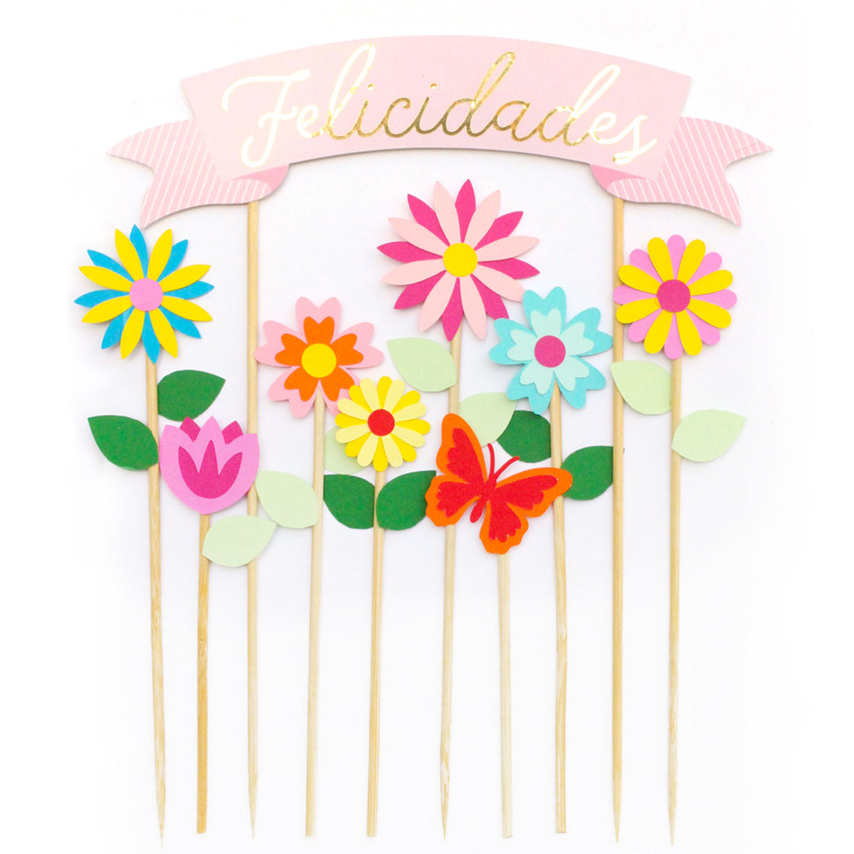 CAKE TOPPER FLORES – Globo City